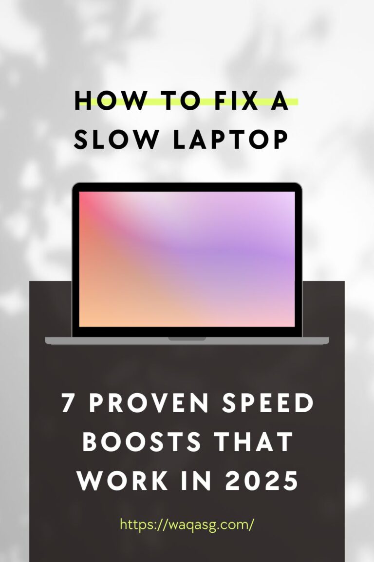How to Fix a Slow Laptop: 7 Proven Speed Boosts That Work in 2025 ...